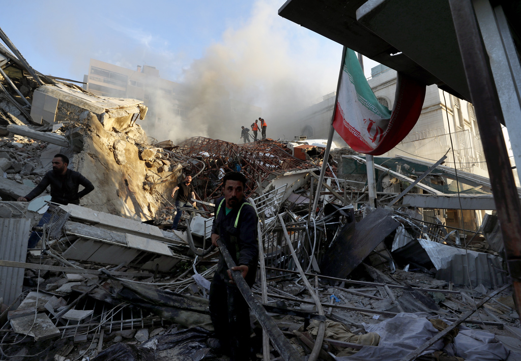 Syria says an Israeli airstrike has destroyed Iran’s consulate building ...